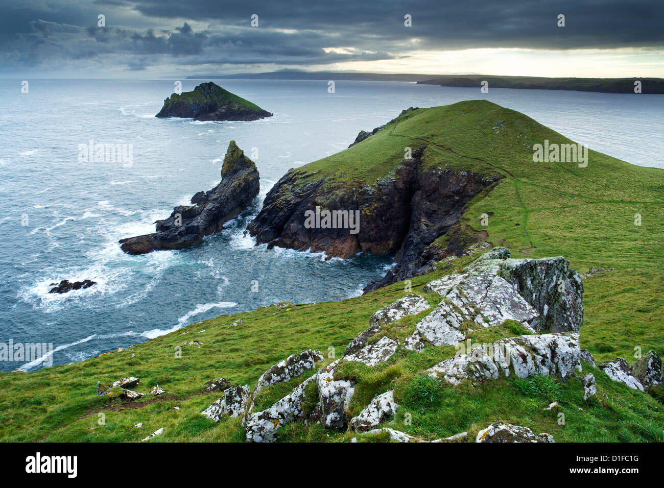 The Rumps, Pentire Point, Cornwall, England, United Kingdom, Europe ...