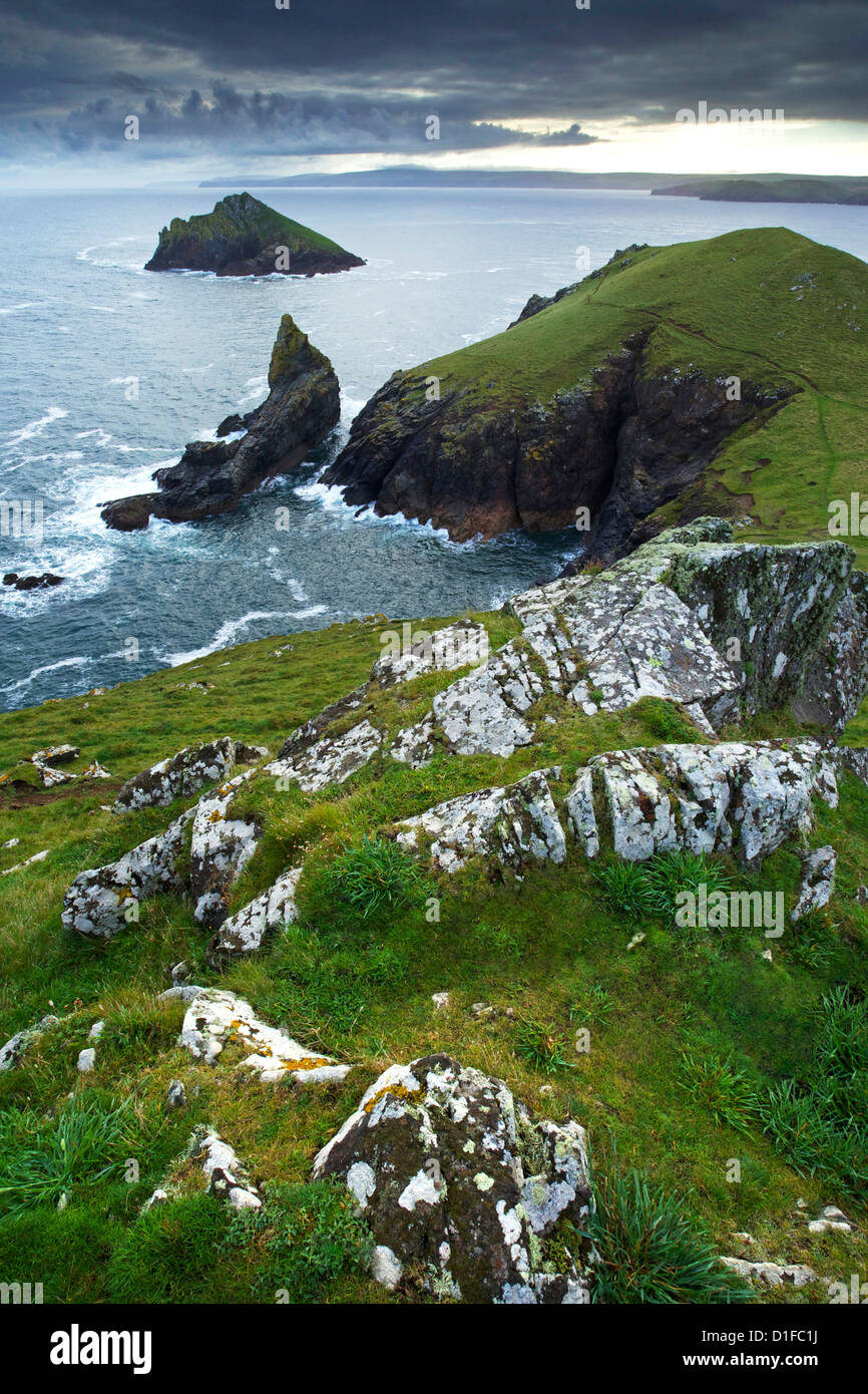 The Rumps, Pentire Point, Cornwall, England, United Kingdom, Europe ...