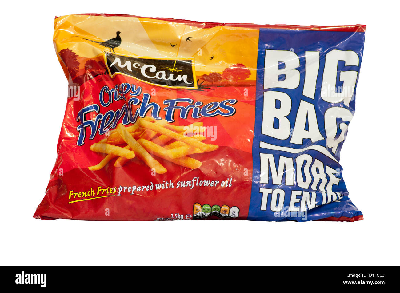 Bag Of McCain French Fries Stock Photo - Alamy