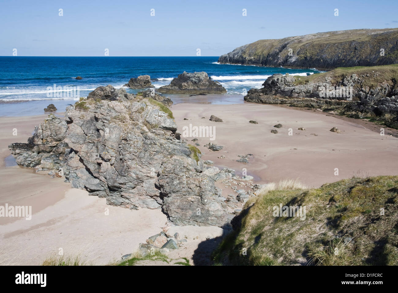 Sango Bay, Durness, Sutherland, Scotland, United Kingdom, Europe Stock ...