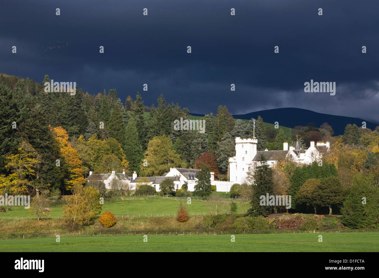 Blair Atholl Castle, Blair Atholl, Perthshire, Scotland, United Kingdom ...