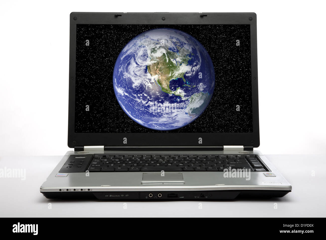 Earth computer screen hi-res stock photography and images - Alamy