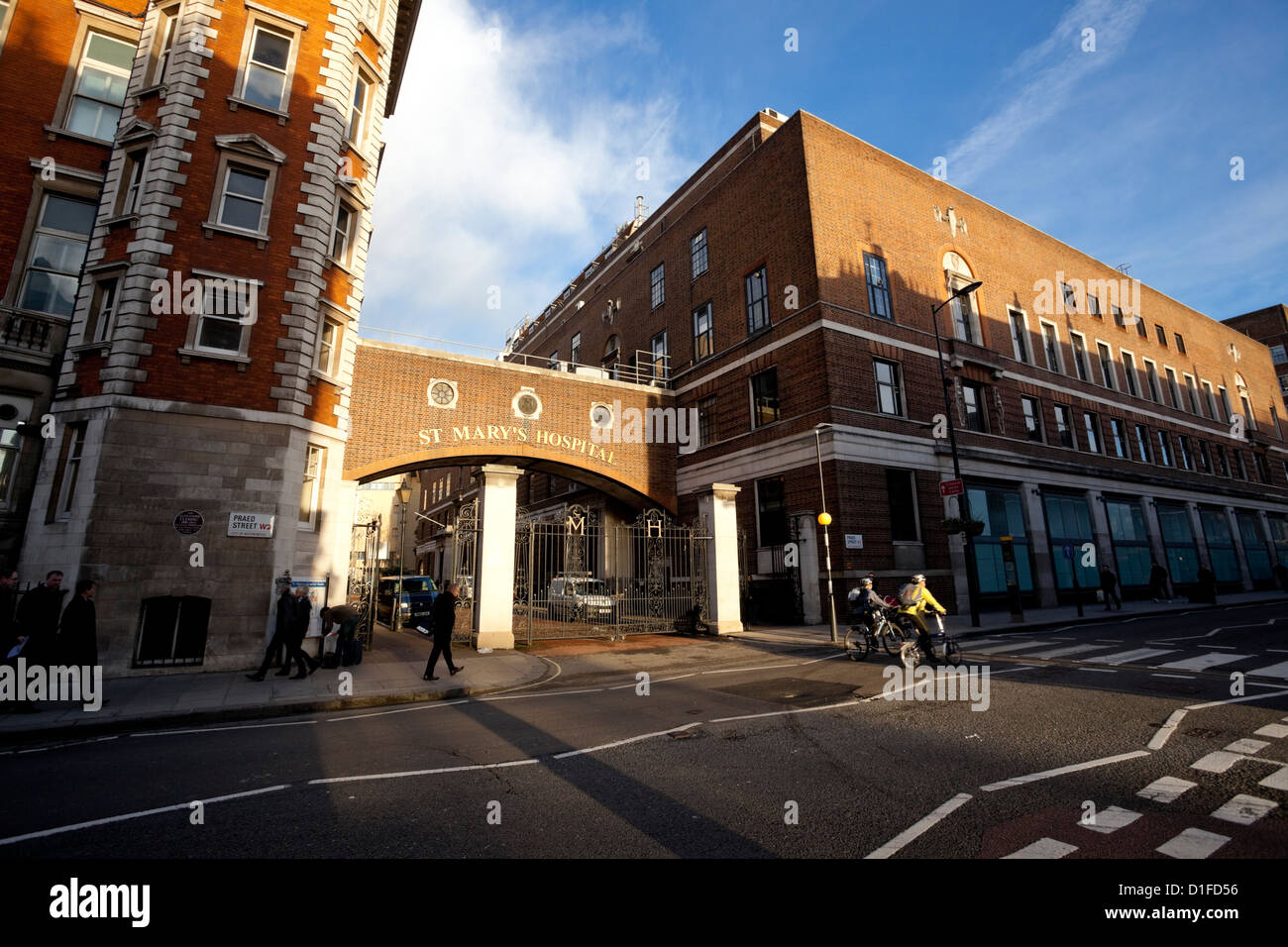 St Mary's Hospital, Praed Street, London, England, UK Stock Photo - Alamy