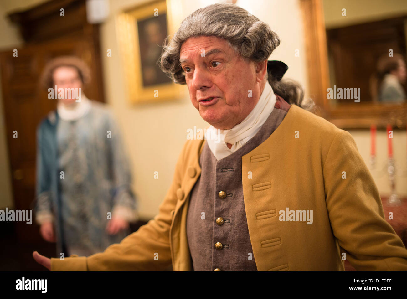 Former BBC newsreader JOHN EDMUNDS in "She Stoops to Conquer" by Oliver ...