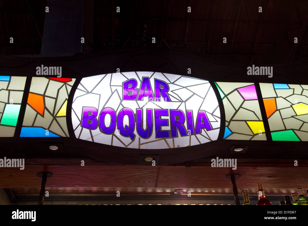 Barcelona boqueria bar hi-res stock photography and images - Alamy