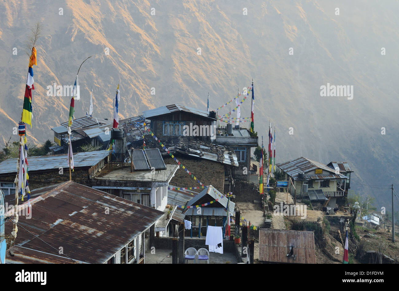 Thulo Syaphru (Khedi) village, Langtang National Park, Bagmati, Central ...