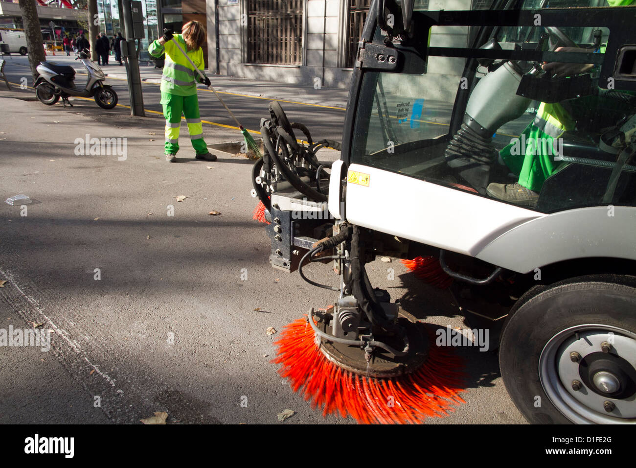 Street cleaners hi-res stock photography and images - Alamy