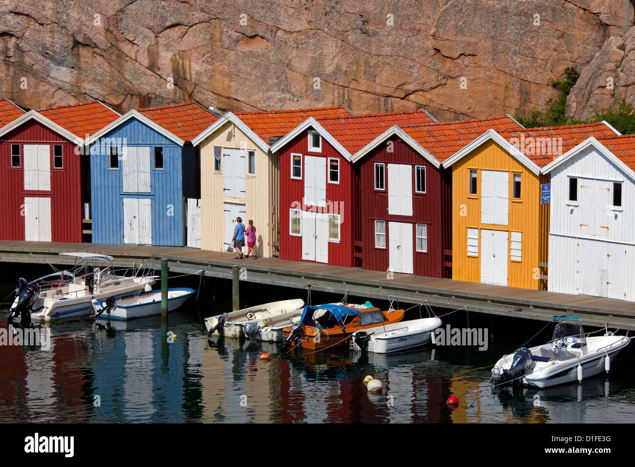 Boathouses smogen bohuslan sweden hi-res stock photography and images ...