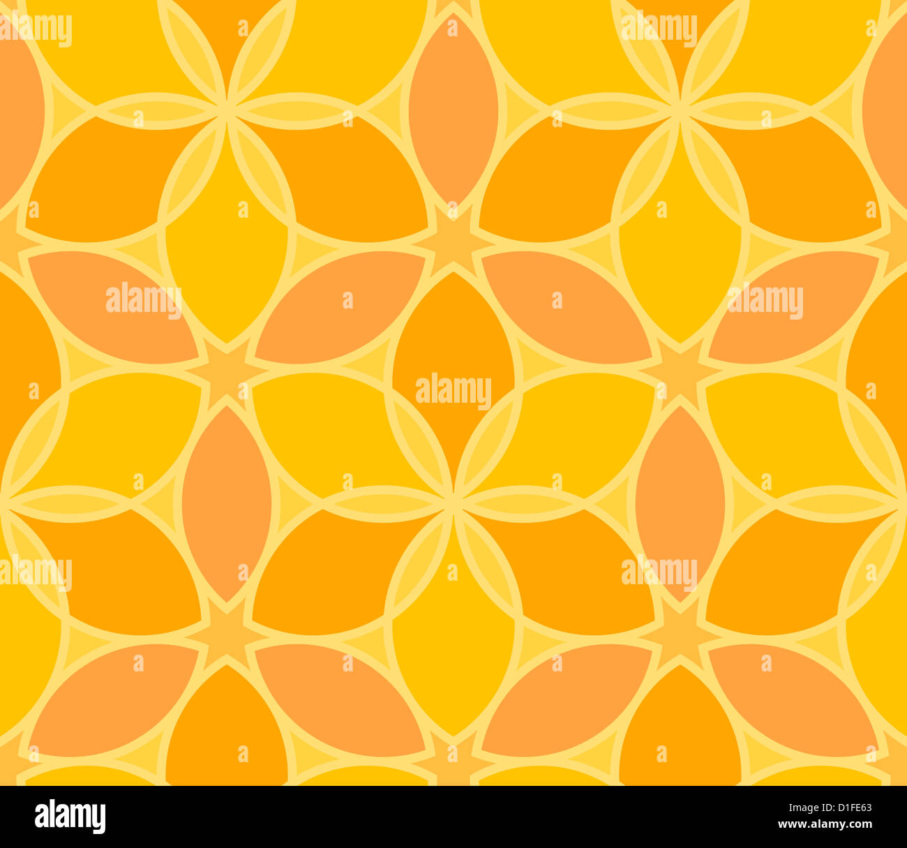 Seamless geometric yellow pattern Stock Photo - Alamy