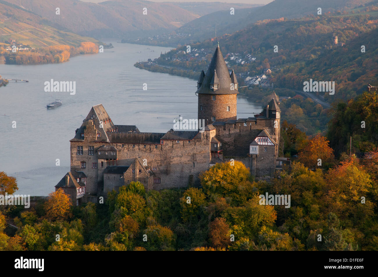 Bacharach stahleck castle rhine hi-res stock photography and images - Alamy