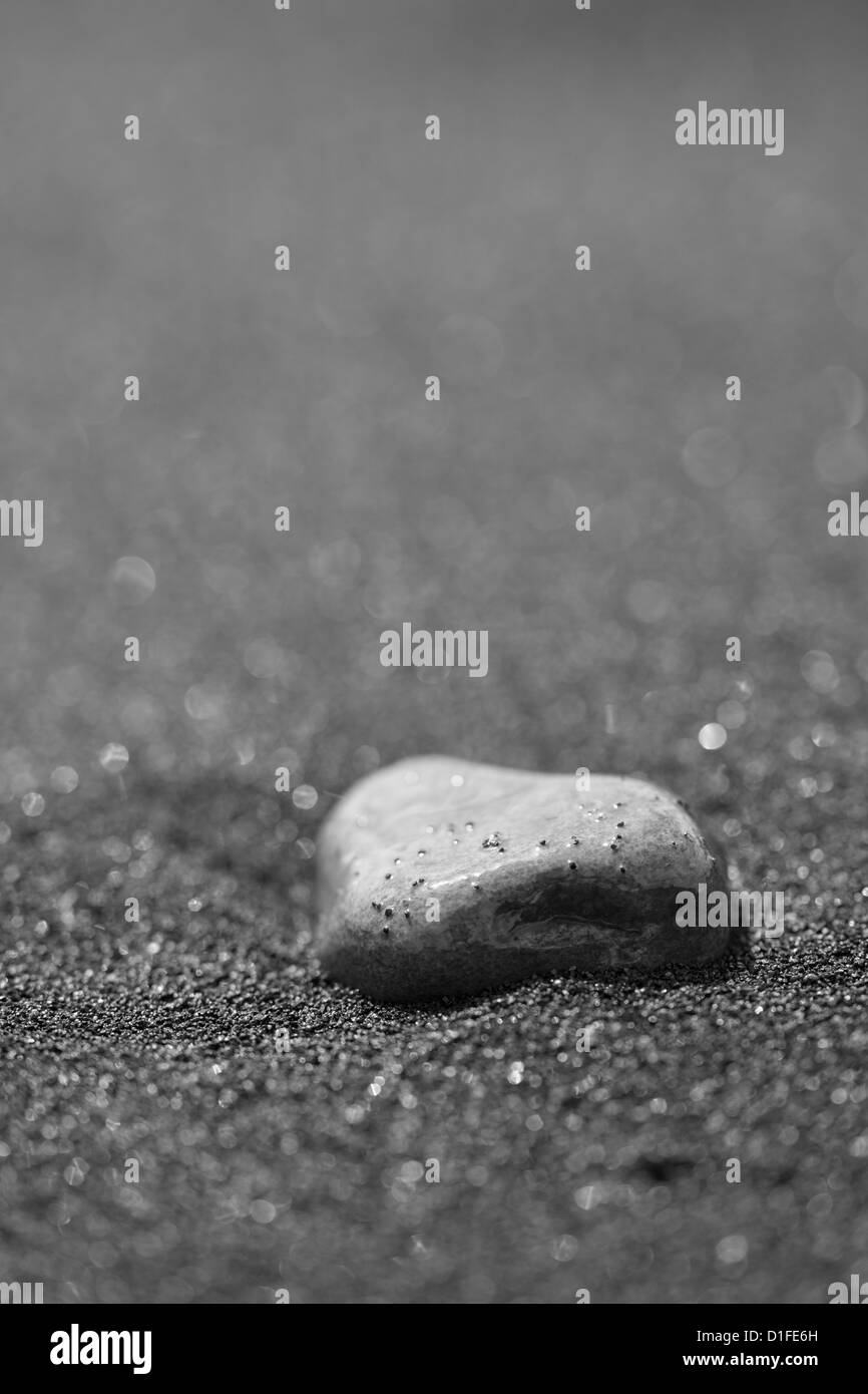 Stone rock zen background Black and White Stock Photos & Images - Alamy