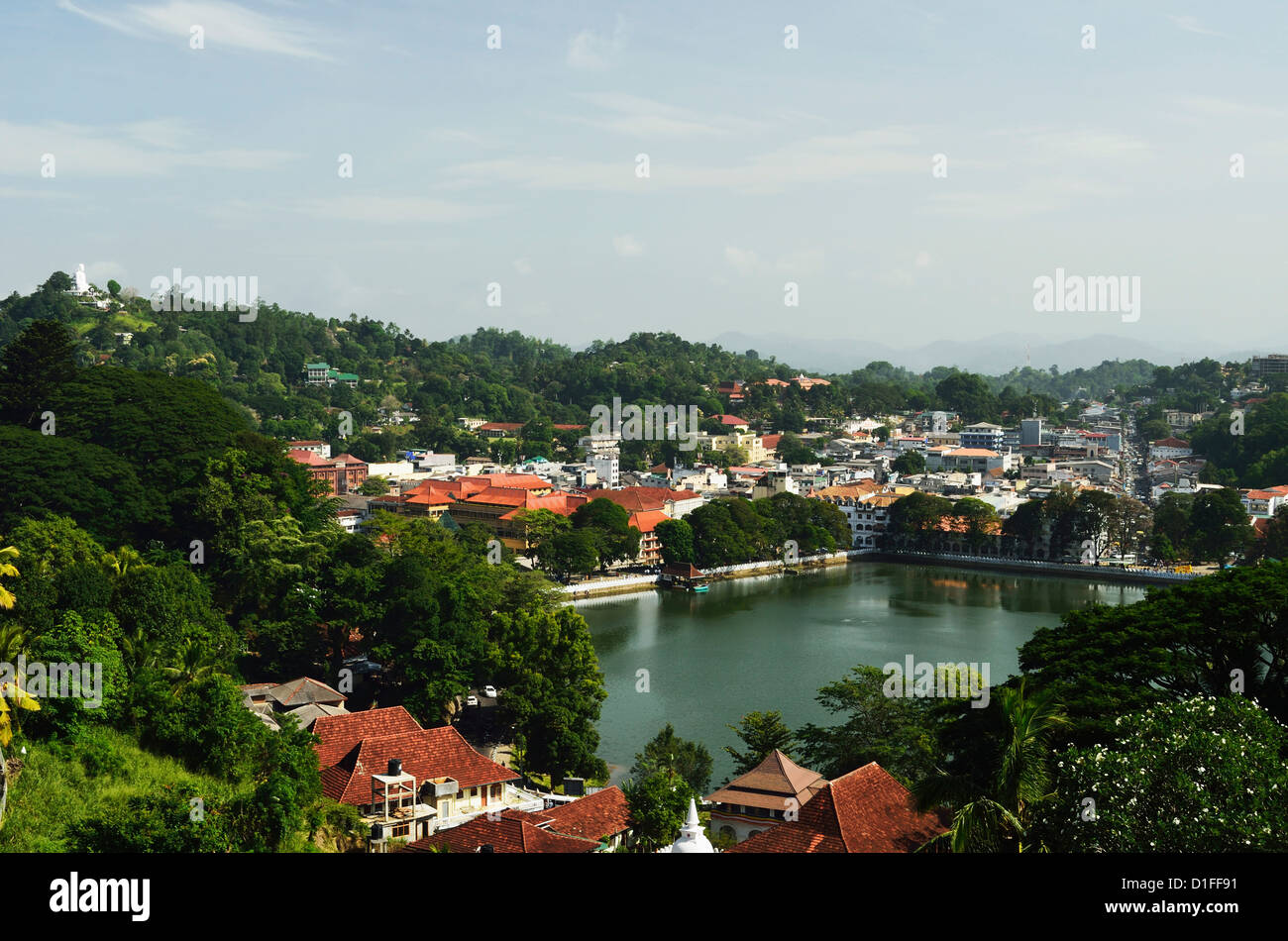 View of Kandy from lookout, Kandy, Sri Lanka, Asia Stock Photo - Alamy
