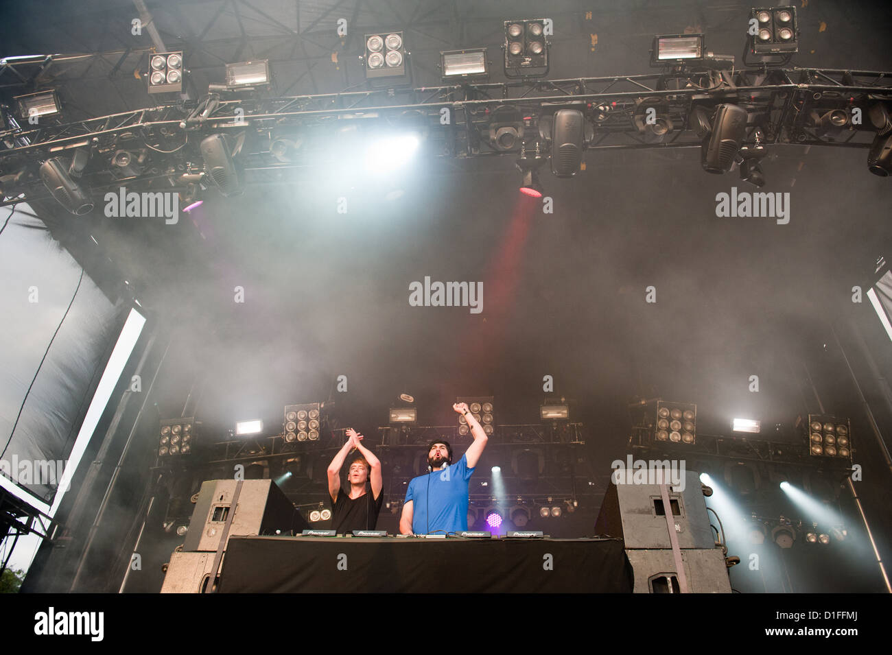 Digitalism performing at North Coast Music Festival in Chicago ...