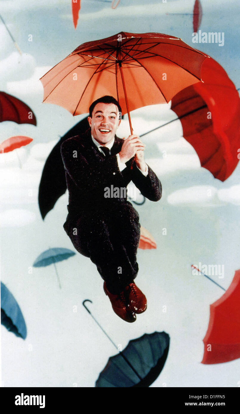 SINGIN' IN THE RAIN 1952 MGM film musical with Gene Kelly Stock Photo ...