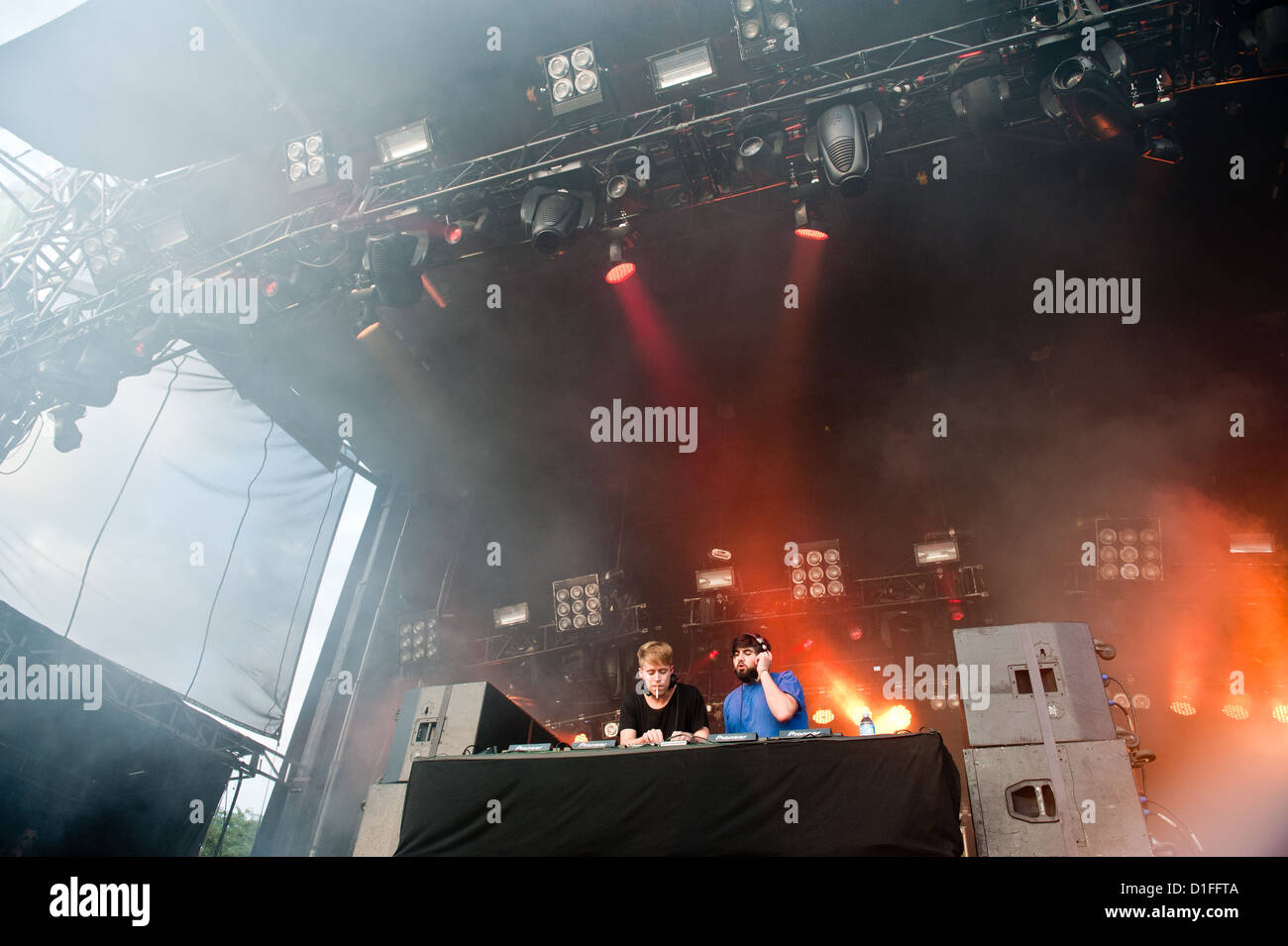 Digitalism performing at North Coast Music Festival in Chicago ...