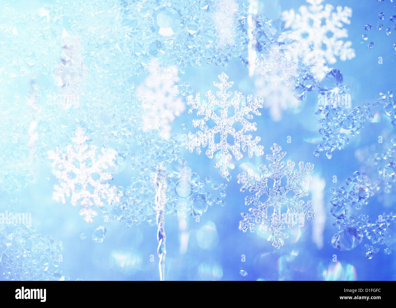 Snow crystal, CG Stock Photo - Alamy