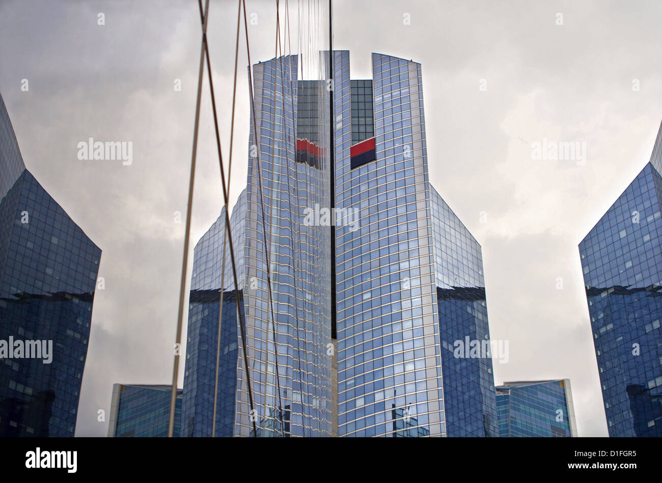 Paris - modern architecture from Defense Stock Photo - Alamy