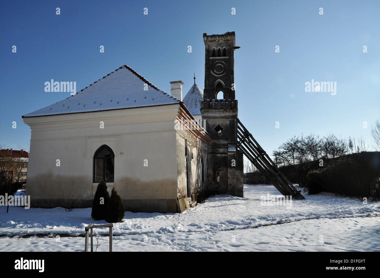 Banffy castle. Bontida village (Bonchida), Romania Stock Photo - Alamy