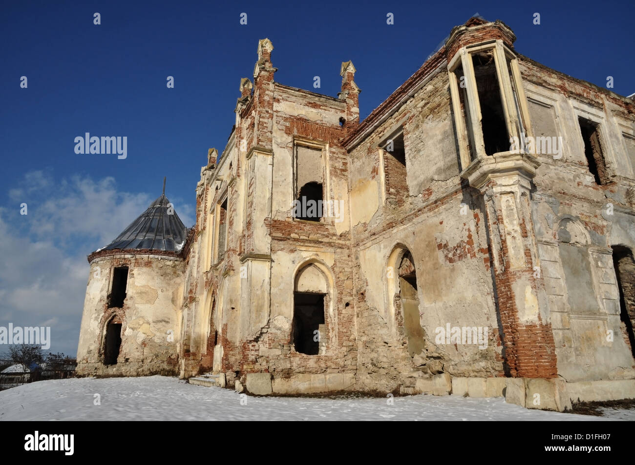 Banffy castle. Bontida village (Bonchida), Romania Stock Photo - Alamy