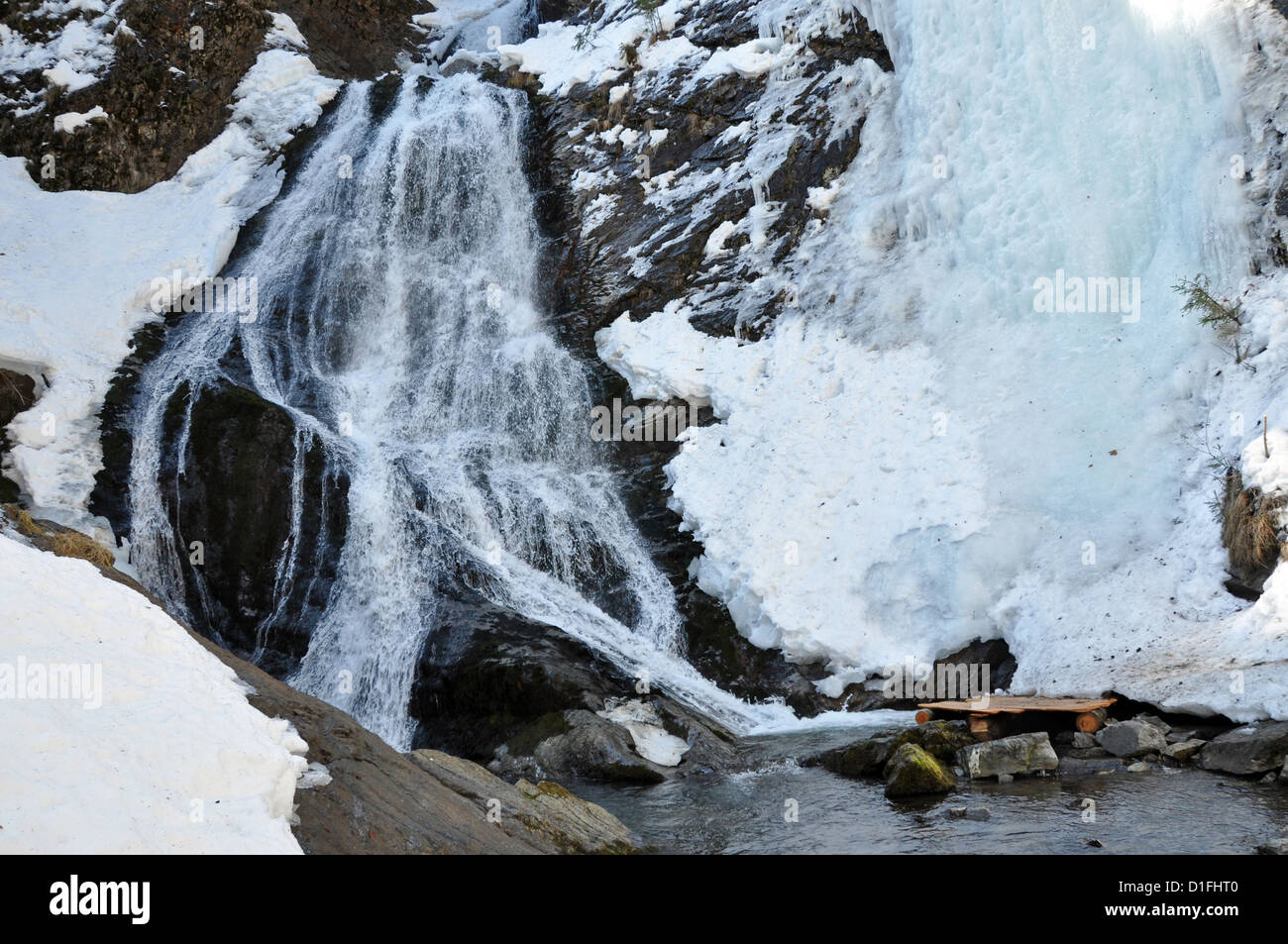 The beautiful waterfall of Rachitele in Transylvania, Romania Stock ...