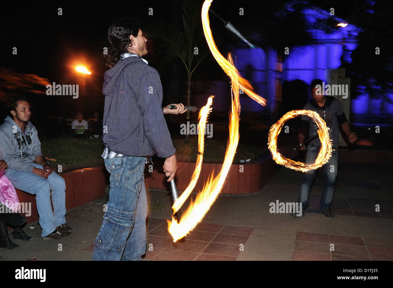 Jugglery in San Agustin. Department of Huila. COLOMBIA Stock Photo - Alamy