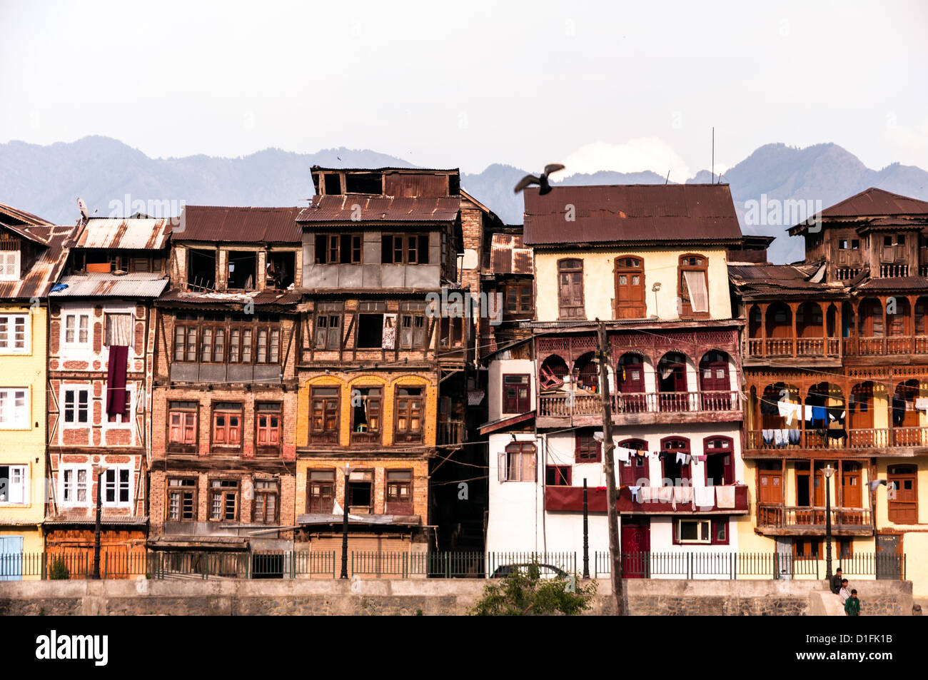 Beautiful shabby houses Stock Photo - Alamy