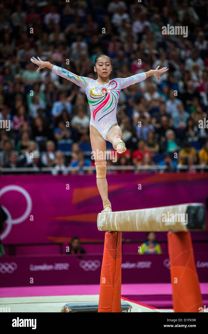 Female gold medal winner gymnast hi-res stock photography and images ...