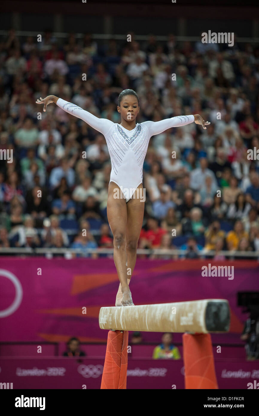 Gabby Douglas Beam Poses