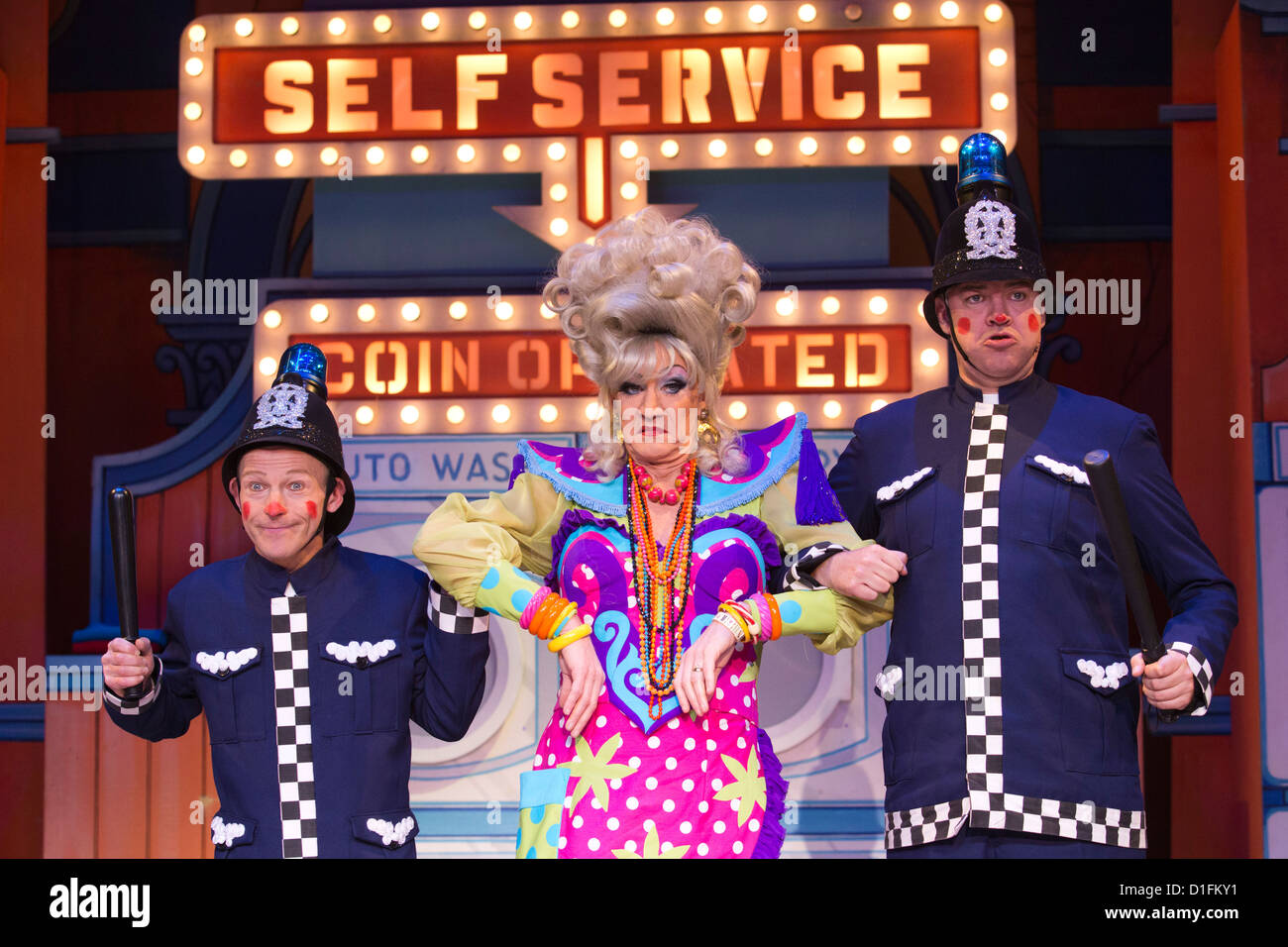 Lily Savage, aka Paul O'Grady stars as the Widow Twankey in the ...