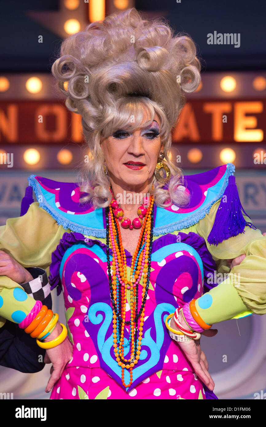 Lily Savage, aka Paul O'Grady stars as the Widow Twankey in the ...