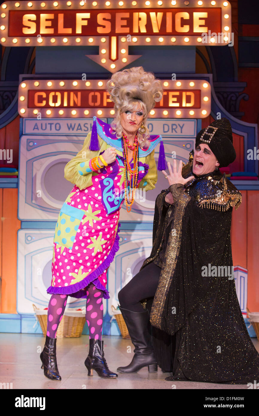 Lily Savage, aka Paul O'Grady stars as the Widow Twankey in the ...