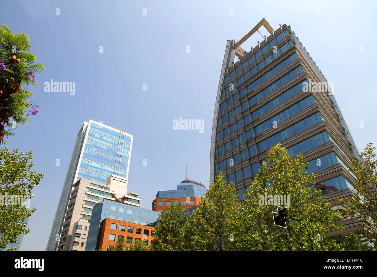 Modern Architecture in Santiago de Chile, Chile, South america Stock ...