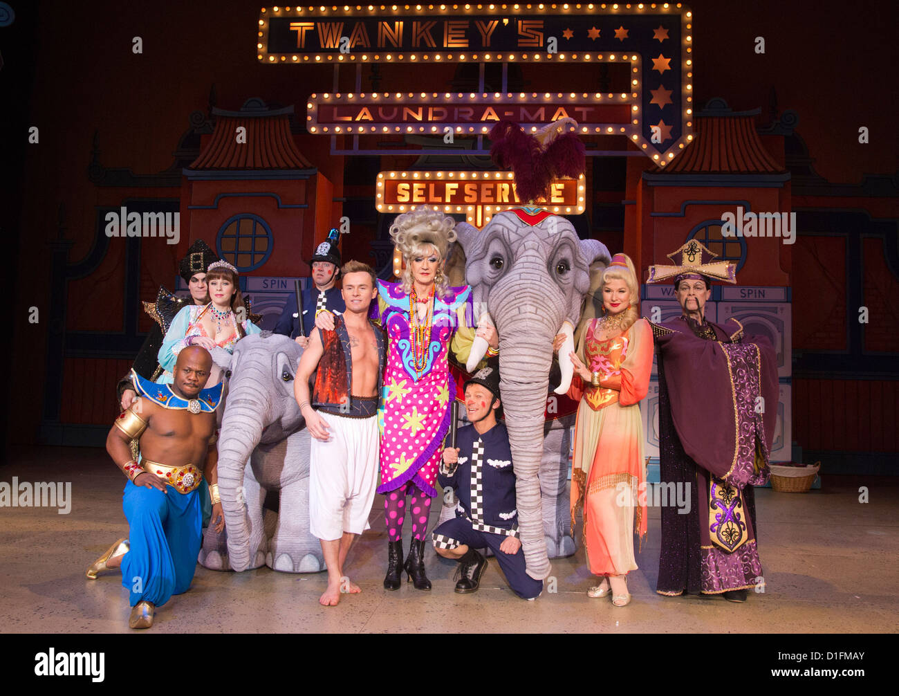 Lily Savage, aka Paul O'Grady stars as the Widow Twankey in the ...