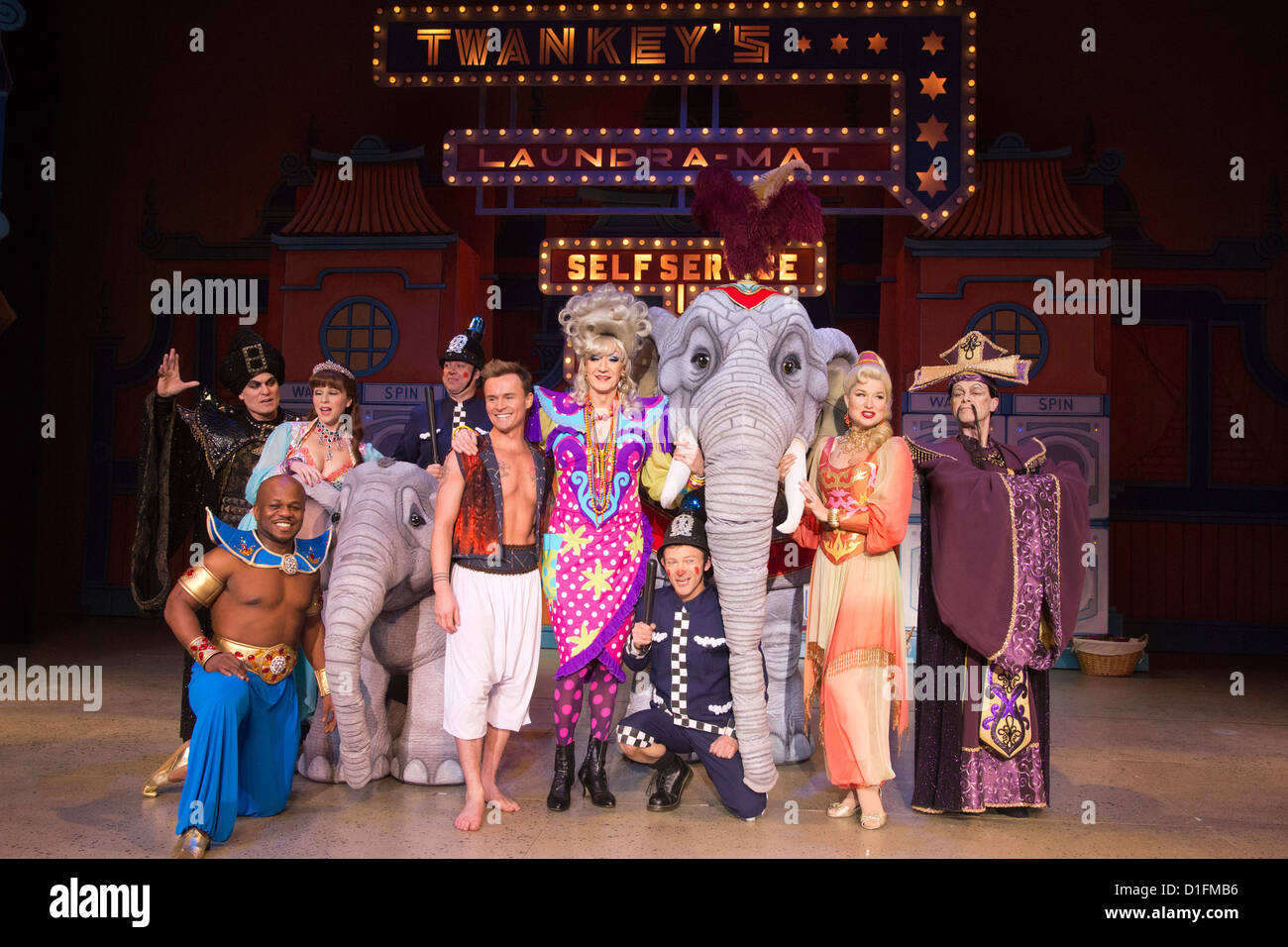 Lily Savage, aka Paul O'Grady stars as the Widow Twankey in the ...