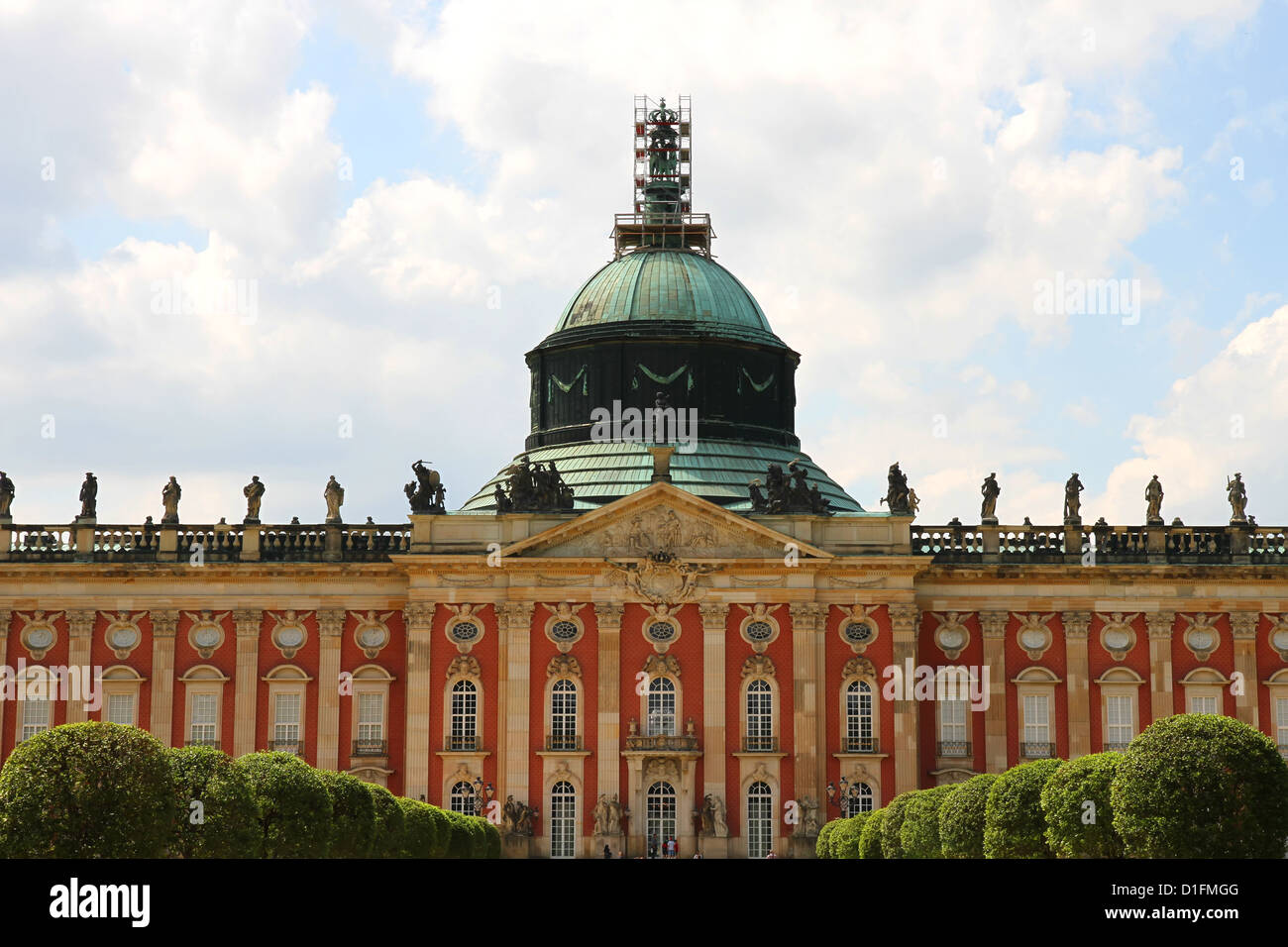 The new Palace (Neues Palais) in the royal Park Sanssouci in Potsdam ...