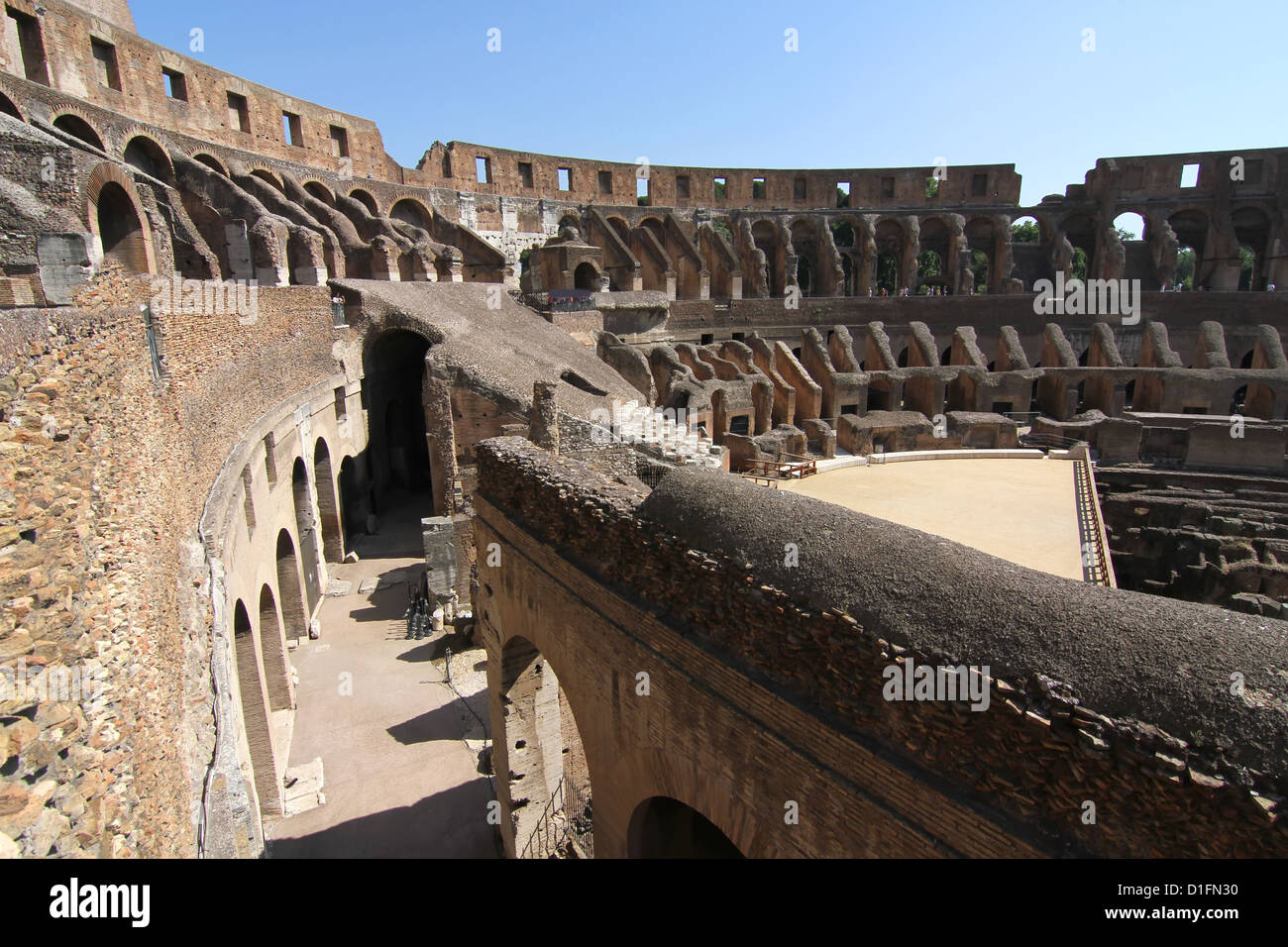 Inside the Colosseum in Rome, Italy Stock Photo - Alamy