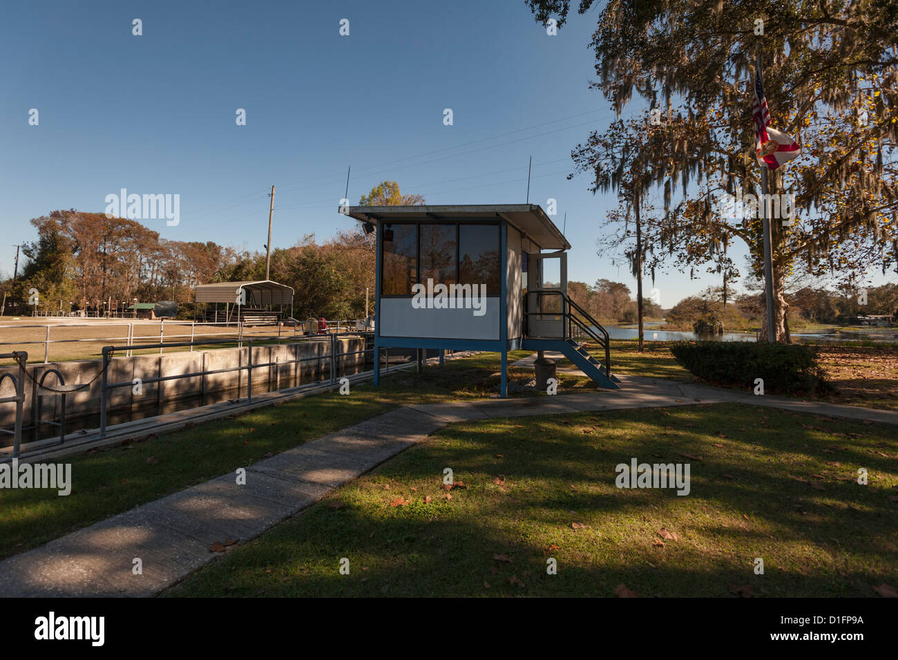 Burrell Navigational Lock and Dam located in Lake County Leesburg ...