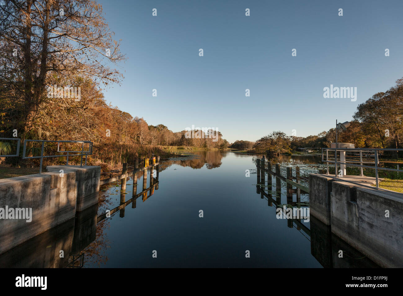 Burrell Navigational Lock and Dam located in Lake County Leesburg ...