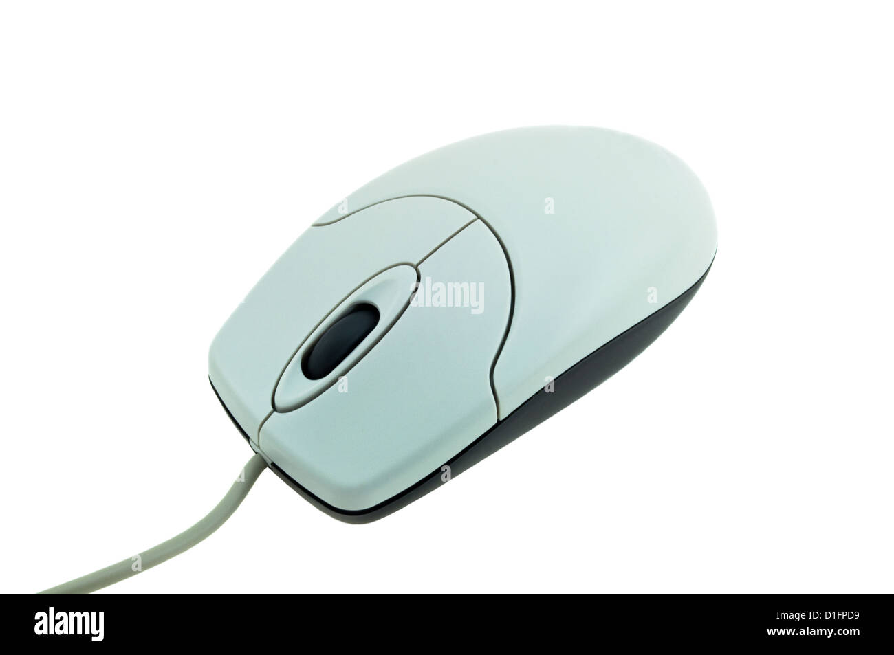 white computer mouse isolated on white background Stock Photo - Alamy
