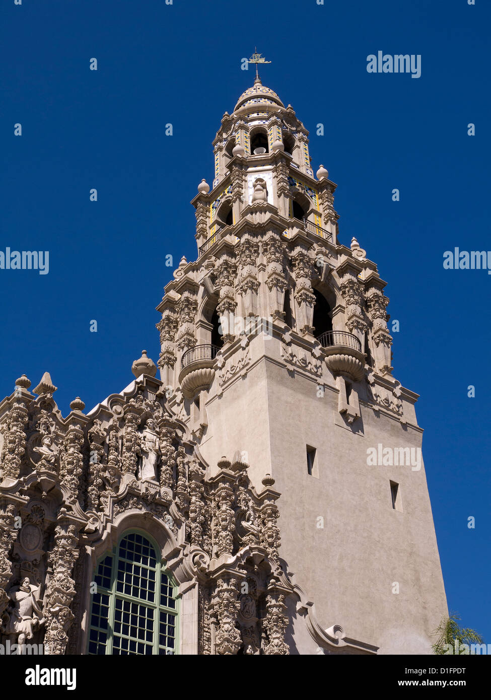 Spanish Style Building in Balboa Park in San Diego California USA Stock ...