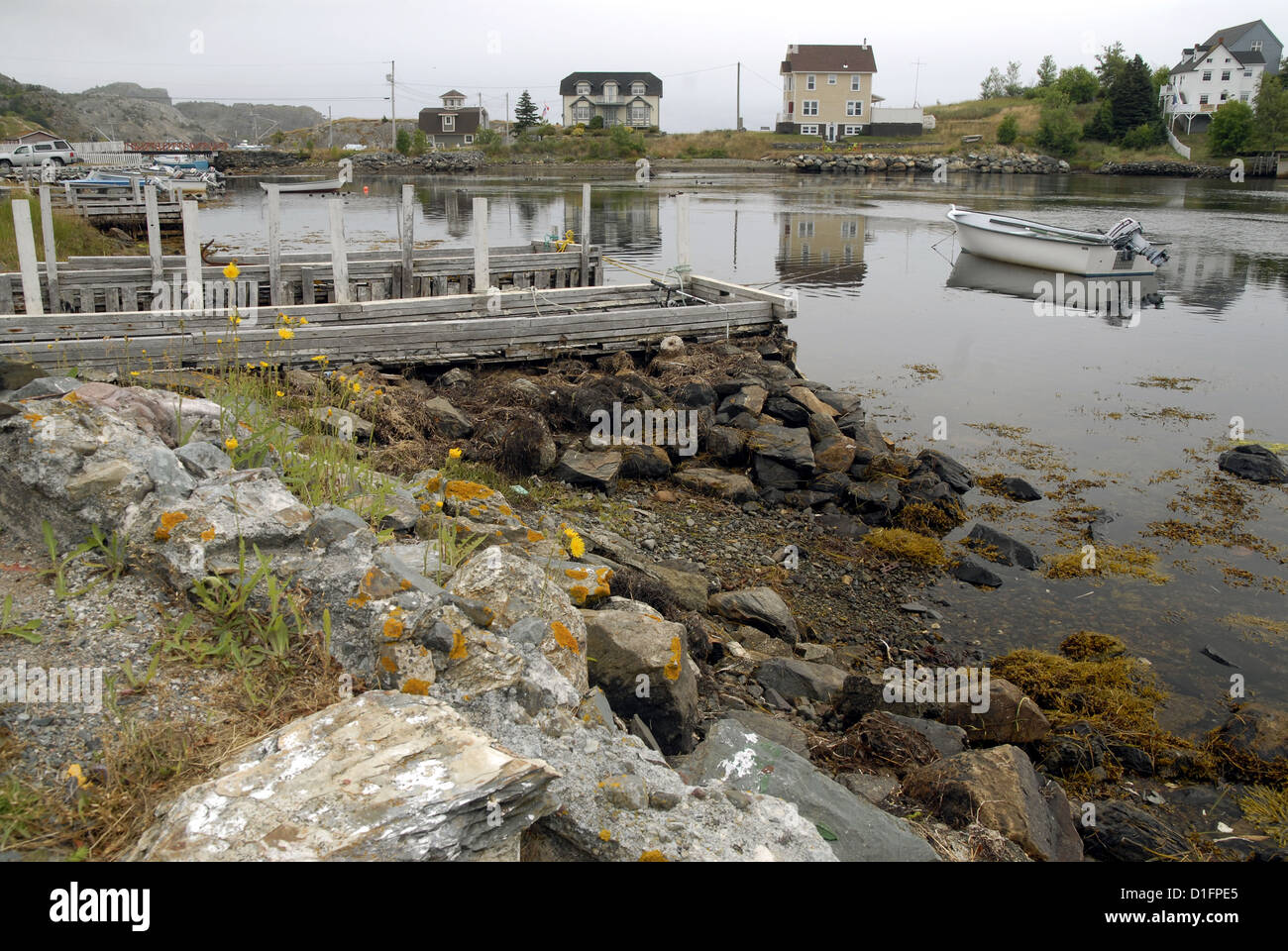 The harbour at Brigus, Newfoundland Stock Photo - Alamy