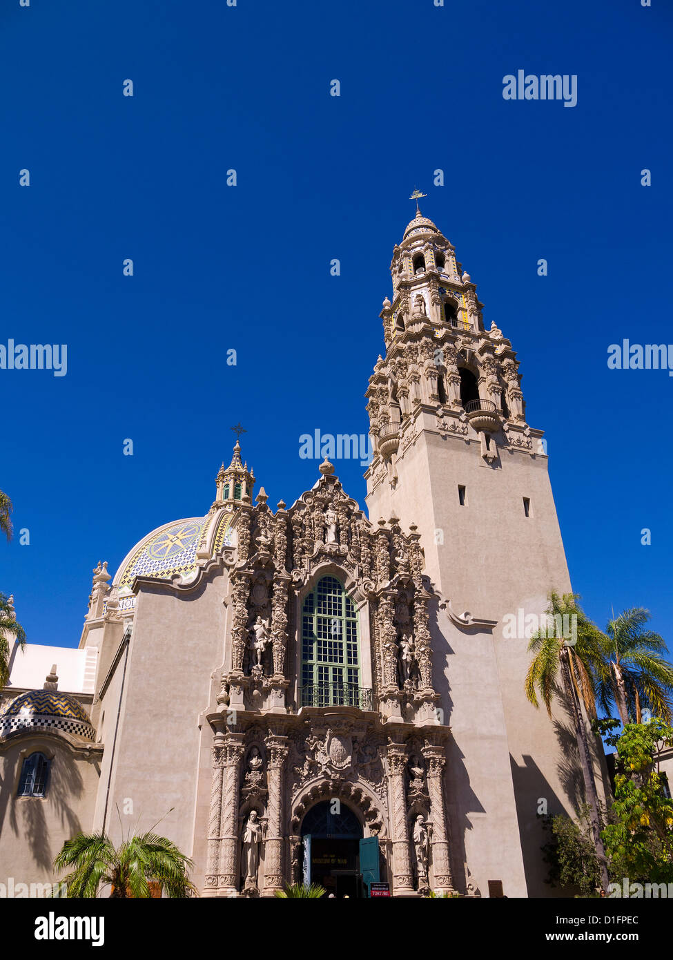 Spanish Style Building in Balboa Park in San Diego California USA Stock ...