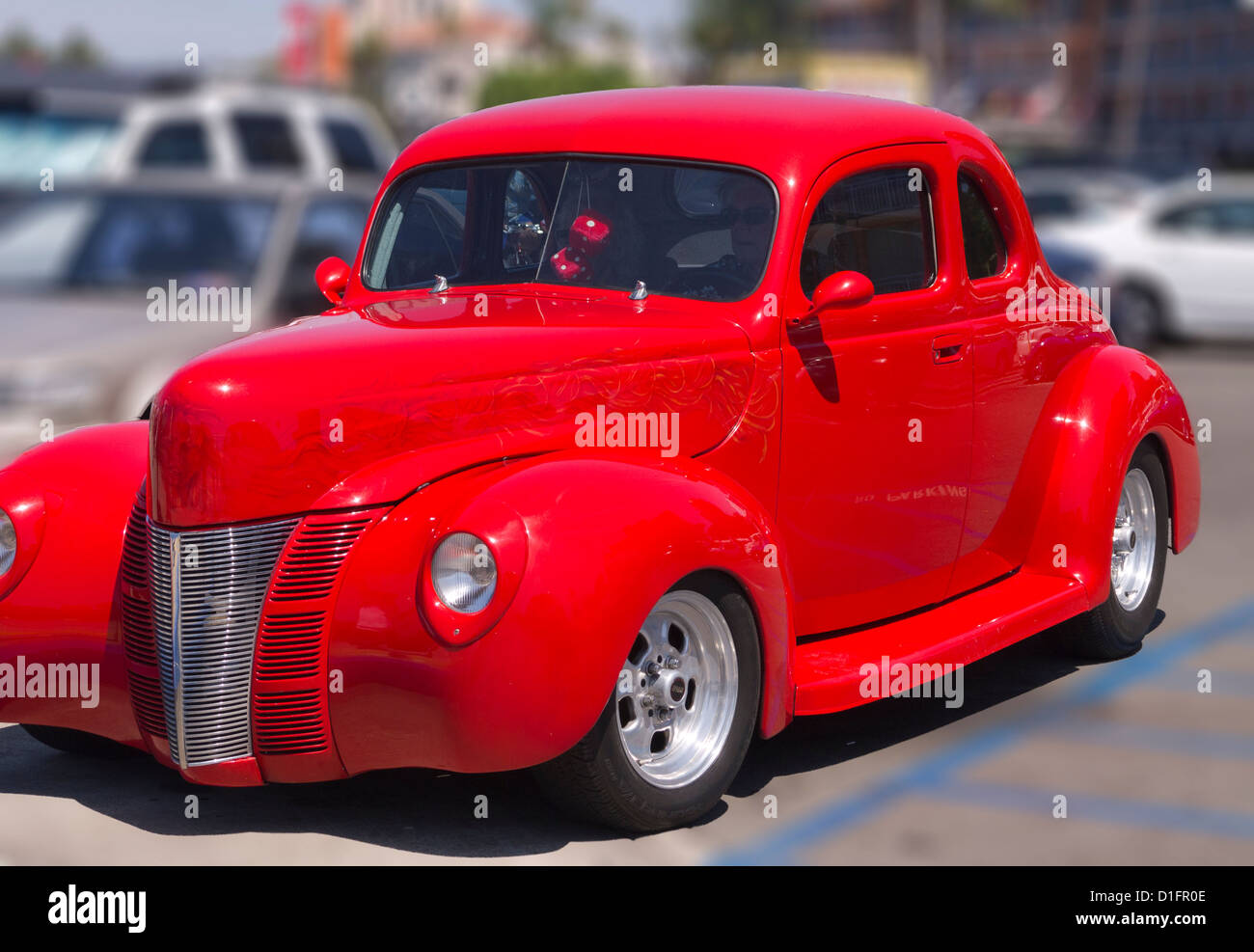 Retro Style Car in San Diego California USA Stock Photo - Alamy