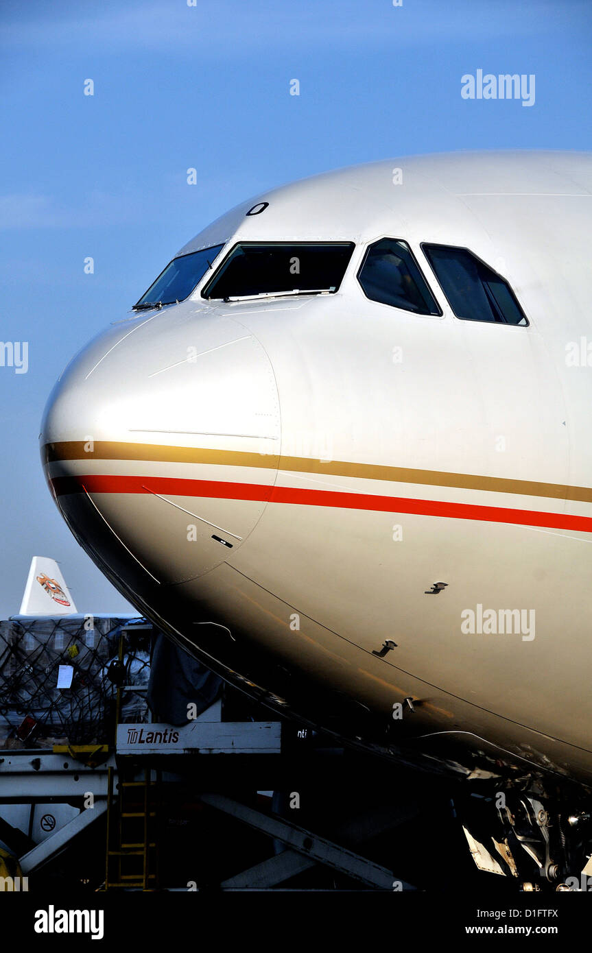 nose of Airbus A 330 Stock Photo - Alamy