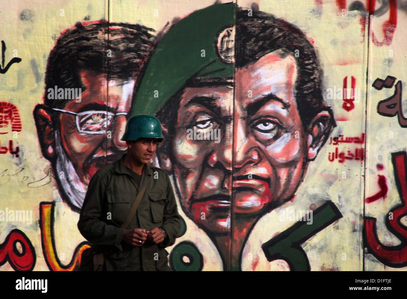 Dec. 19, 2012 - Cairo, Cairo, Egypt - A republican guards soldier ...