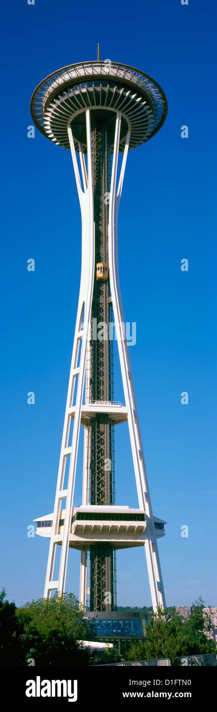 Seattle Space Needle, Washington, USA - Revolving Restaurant on Top of ...