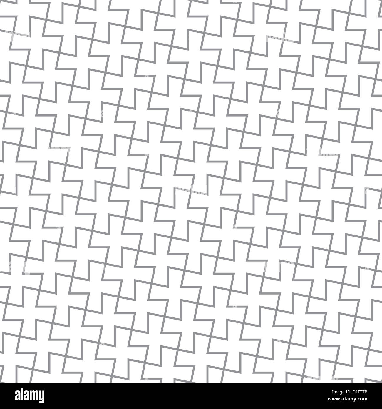Simple geometric pattern - abstract crosses from the gray lines Stock ...