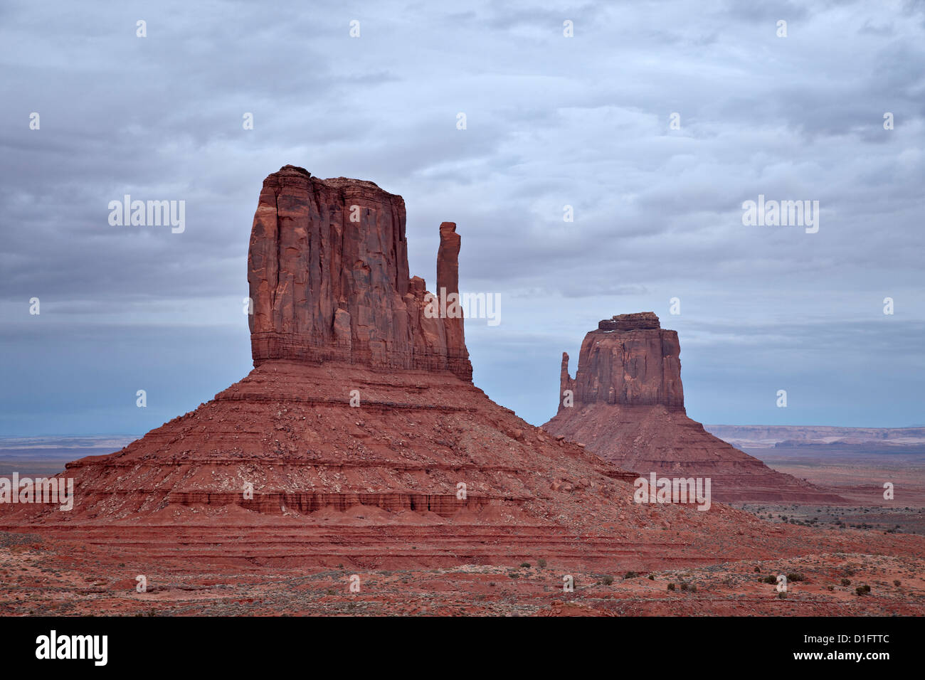 The Mittens, Monument Valley Navajo Tribal Park, Arizona, United States ...