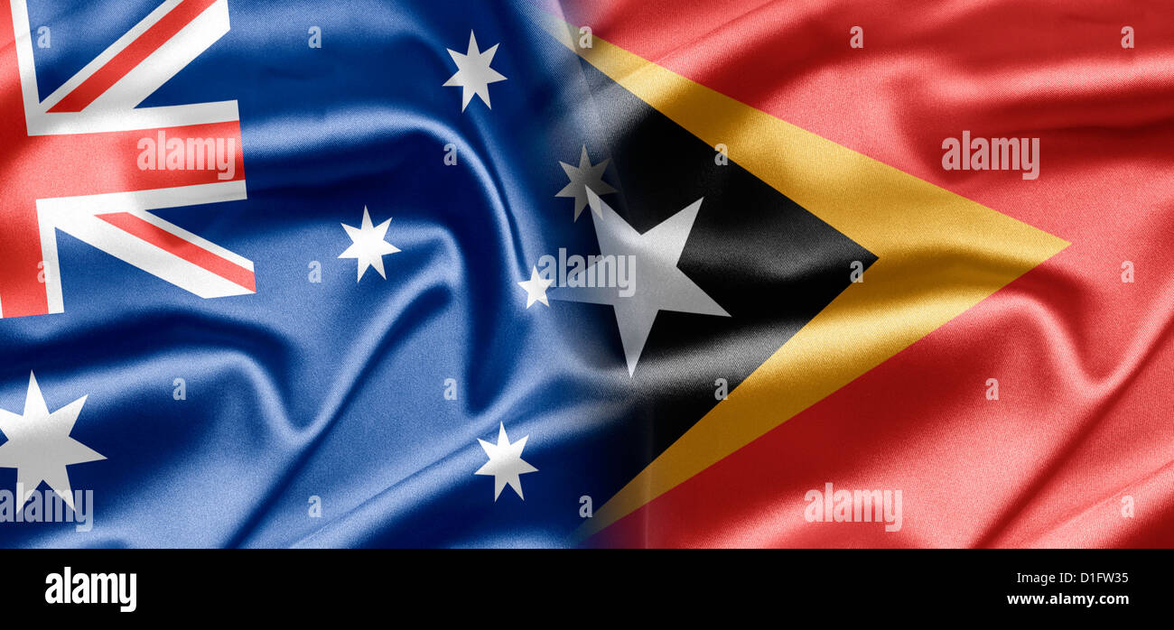 Australia east timor flag hi-res stock photography and images - Alamy
