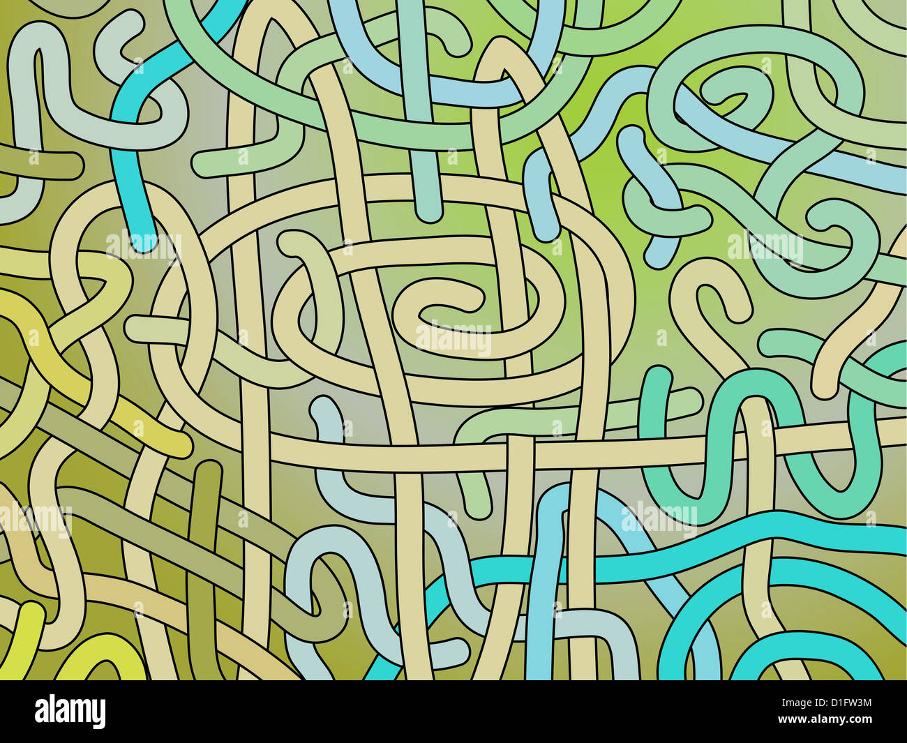 Abstract color background - interlacing lines Stock Photo - Alamy